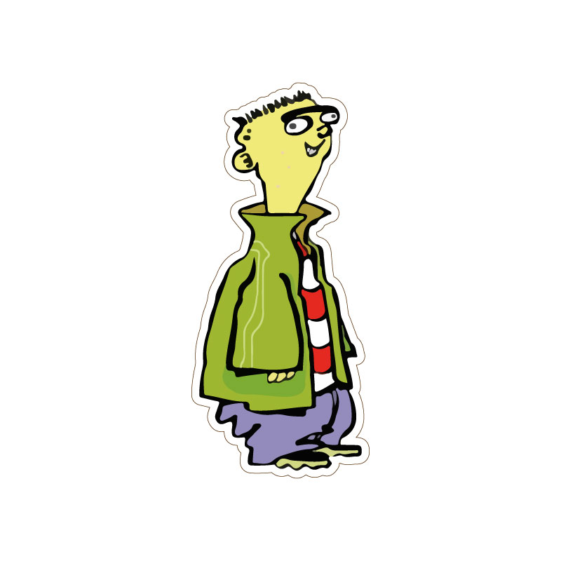 Ed – ed edd y eddy – Stickers Med