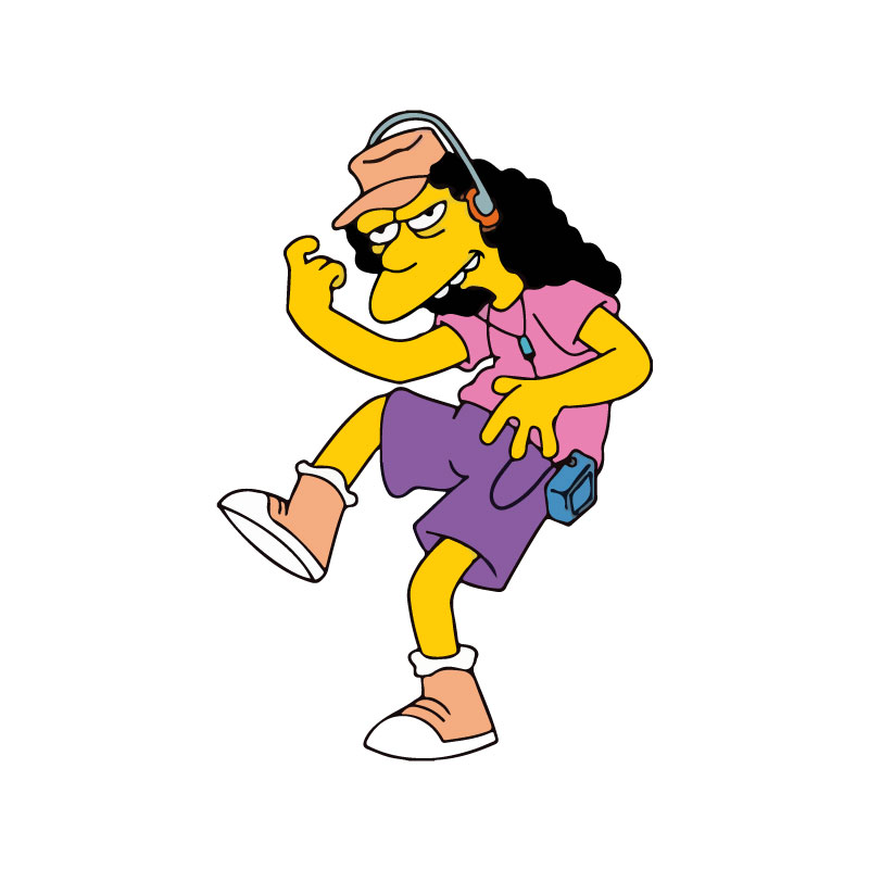 Otto- Simpsons – Stickers Med