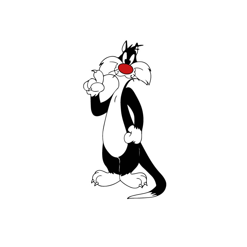 Silvestre- Piolin – Stickers Med